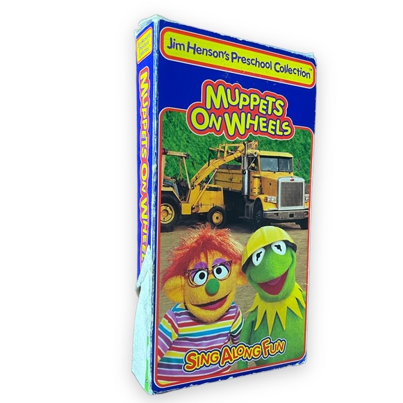 Other | Muppets On Wheels Sing Along Fun Vhs Damaged Box | Poshmark